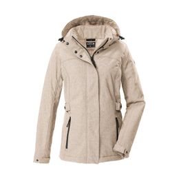 G.I.G.A. by Killtec G.I.G.A. DX BY KILLTEC Softshelljacke &raquo;GW 35 WMN SFTSHLL JCKT&laquo; Wasserdichte, atmungsaktive Softshelljacke mit abnehmbarer Kapuze hellbeige 44 44...