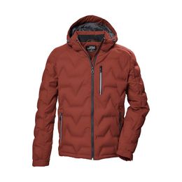 Killtec Steppjacke »KOW 60 MN QLTD JCKT« Wasser- und windabweisend, atmungsaktiv, verstellbare Kapuze rot M M Herren Funktionsjacke in Daunenoptik...