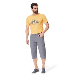 HERO by John Medoox Herren HERO by John Medoox Bermudas &raquo;Trekking HERO by John Medoox 7/8 Hose&laquo; Straight Fit Casual Funktionsqualit&auml;t f&uuml;r Herren grau 
