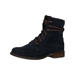 Josef Seibel Schnürstiefelette »Stiefelette Leder« Blau 42 42 Verschluss: Schnürung