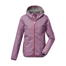 Killtec Outdoorjacke »KOS 3 WMN JCKT« Leichte, wasserdichte Damenjacke mit All Over-Print, packbar. dunkelrosé 46 46 superleichte Funktionsjacke...