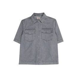 Only Girls Bluse M&auml;dchen Gr&ouml;&szlig;e 164 grey denim