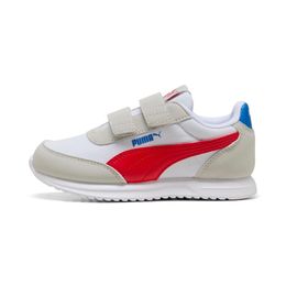 Puma Sneaker 'R78' Jungen Gr&ouml;&szlig;e 32 ecru / royalblau / rot / wei&szlig;