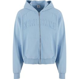 Karl Kani Zip-Up Hoodie male Blue size S