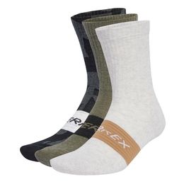 adidas terrex Sportsocken 'Multi 3 Pack' Herren Größe 37/39 cappuccino / graumeliert / oliv / schwarz
