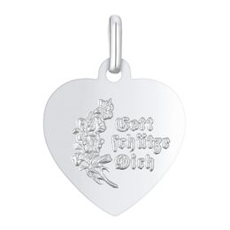 Amor Anhänger Damen Größe One Size silber