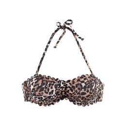 Lascana Bikinitop 'Lexa' Damen Gr&ouml;&szlig;e 60 braun