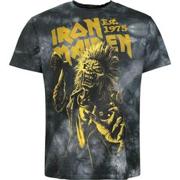 Iron Maiden Eddie T-Shirt grau in L 21182-Iron Maiden