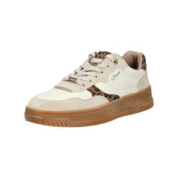 s.Oliver Sneaker Damen Gr&ouml;&szlig;e 40 beige / creme / braun