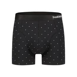 Pockies Boxershorts Herren Gr&ouml;&szlig;e XL schwarz / wei&szlig;