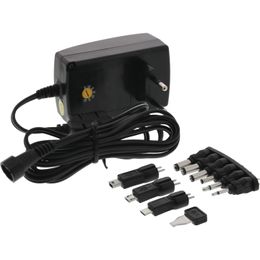 Deltaco, Smart Plug, AC/DC Universal Plug-in Adapter, 2250mAh