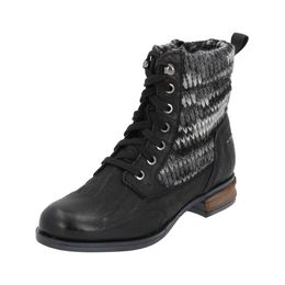 Josef Seibel Stiefelette 'Sanja' Damen Größe 40 grau / hellgrau / schwarz Winterschuhe