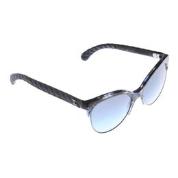 Chanel Sonnenbrille Damen Größe One Size Second Hand blau