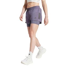 Adidas Own The Run 2-in-1 Shorts Damen