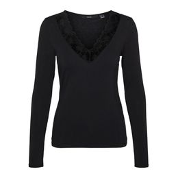 V&eacute;ro Moda Vero Moda Shirt 'VMRosa' Damen Gr&ouml;&szlig;e XS schwarz