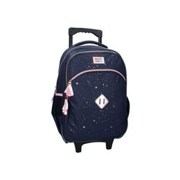 Milky Kiss Trolley-Rucksack Divine Days Dunkelblau mit Punkten