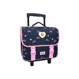 Milky Kiss Rucksack Herz mit Regenb&ouml;gen und Griff Schultasche