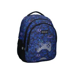 Skooter Schulrucksack Jungen &ndash; Gamer Rucksack mit Game-Motiv & 2 Front