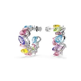 Swarovski Ohrringe 'Gema' Damen Gr&ouml;&szlig;e One Size hellblau / dunkelgelb / pitaya / silber