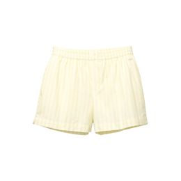 Pull&Bear Pull&bear Shorts 'PACIFIC' Damen Gr&ouml;&szlig;e 42 pastellgelb / dunkelgelb / wei&szlig;