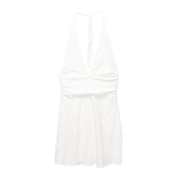 Pull&Bear Pull&bear Kleid Damen Gr&ouml;&szlig;e 42 wei&szlig;
