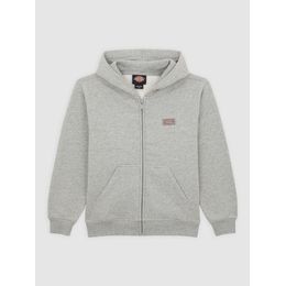 Dickies Sweatjacke 'Oakport' Jungen Gr&ouml;&szlig;e 140/146 grau