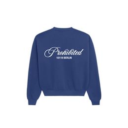 Prohibited Sweatshirt 'Hometown' Damen Gr&ouml;&szlig;e L dunkelblau / wei&szlig;