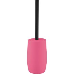 WC-Garnitur Kleine Wolke "Daily", pink, B:9,9cm H:34,5cm L:9,9cm, Bambus-Polyester, Reinigungsbürsten