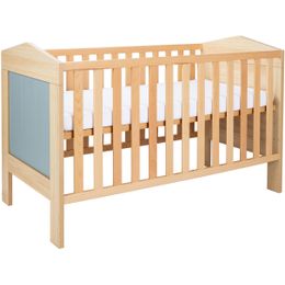 Babybett Arthur Berndt, B:144cm H:91cm L:74cm T:74cmnagano, oak, nachbildung, salbei, Holzwerkstoff, MDF, Massivholz, Babybetten, "Kinderbett »Roofy«