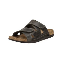 Pantolette Rohde "Rohde Pantoletten Leder", Herren, Gr. 40, gr&uuml;n (olive), Leder, Schuhe Pantolette