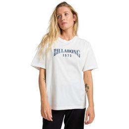 T-Shirt Billabong "Happy Paths", Damen, Gr. S, wei&szlig;, Obermaterial: 100% Walkfrottier;, Shirts T-Shirt