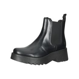 Stiefelette Fly London "Fly London Stiefelette Leder", Damen, Gr. 41, schwarz, Leder, Schuhe Stiefelette