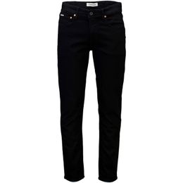 5-Pocket-Jeans LINDBERGH "LINDBERGH Jeans", Herren, Gr. 34, Länge 30, schwarz (cold schwarz), Obermaterial: 98% Baumwolle, 2% Elasthan, Jeans