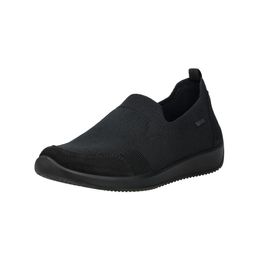 Slipper Ara "Ara Slipper Leder/Textil", Damen, Gr. 40, schwarz, Leder, Textil, Schuhe Slipper