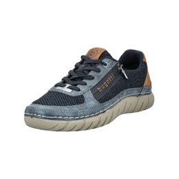 Bugatti Herren Sneaker "Bugatti Sneaker Lederimitat/Textil", Gr. 44dunkelblau, Lederimitat, Textil, Schuhe