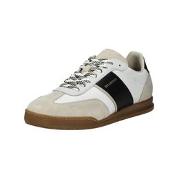 Sneaker Bullboxer "Bullboxer Sneaker Leder/Textil", Herren, Gr. 43, schwarz, wei&szlig;, Leder, Textil, Schuhe Sneaker