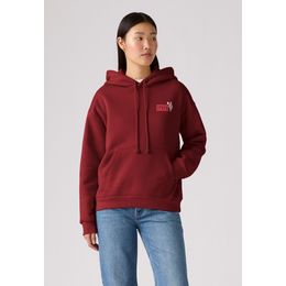 Levi's Hoodie LEVI'S "LSE GRPHC SALINAS", Damen, Gr. M38, lse_ levis since 187, Sweatware, Obermaterial: 88% Baumwolle, 12% Polyester, bedruckt, normal normal, ohne Ausschnitt, angesetztes Bündchen, Sweatshirts, Beidseitig bedruckt