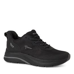 Keilsneaker Tamaris, Damen, Gr. 36, schwarz, Lederimitat, Textil, unifarben, Schuhe, Keilabsatz, Freizeitschuh, Schlupfschuh aus der STEP IN-Linie