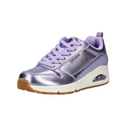 Sneaker Skechers "Skechers Sneaker Leder", Damen, Gr. 37, lila (violett), Leder, Schuhe Sneaker