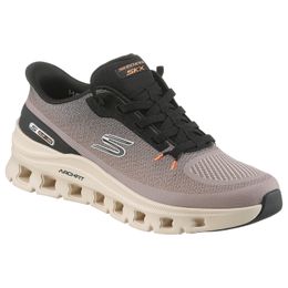 Skechers Herren Slip-On Sneaker "ARCH FIT GLIDE-STEP PRO", Gr. 48,5taupe, schwarz, Textil, Schuhe, Trainingsschuh, Laufschuh mit Glide-Step Sohle