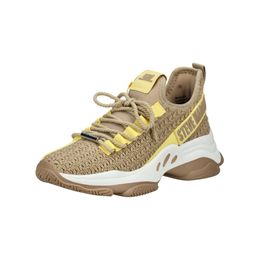 Sneaker Steve Madden "Steve Madden Sneaker Textil", Damen, Gr. 37, tan, Textil, Schuhe Sneaker