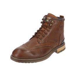 Pantofola d'Oro PANTOFOLA D ́ORO Herren Schnürstiefelette "Pantofola d'Oro Stiefelette Leder", Gr. 45braun, Leder, Schuhe