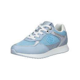 Sneaker Bagatt "Bagatt Sneaker Lederimitat/Mesh", Damen, Gr. 38, hellblau, Lederimitat, Textil, Schuhe Sneaker
