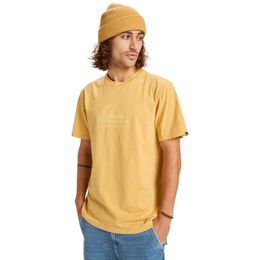 T-Shirt Quiksilver "Ev Comp Logo", Herren, Gr. S, rattan, Obermaterial:100% Baumwolle, Shirts T-Shirt