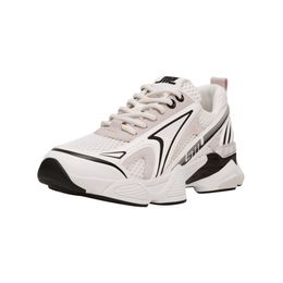 Sneaker Steve Madden "Steve Madden Sneaker Lederimitat/Textil", Damen, Gr. 38, wei&szlig; (sanftes wei&szlig;), Lederimitat, Textil, Schuhe Sneaker