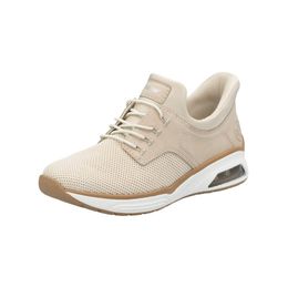 Sneaker Rieker "Rieker Sneaker Lederimitat/Textil", Damen, Gr. 39, vanille, Lederimitat, Textil, Schuhe Sneaker