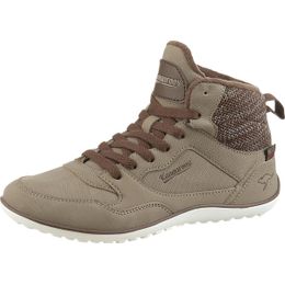 Kangaroos Damen Stiefelette mit Barfußgefühl taupe, Größe 42