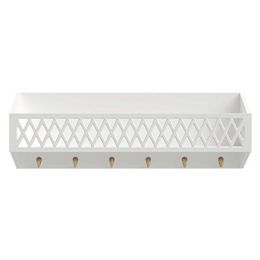 Cam Cam Harlequin Wandregal mit Haken weiss