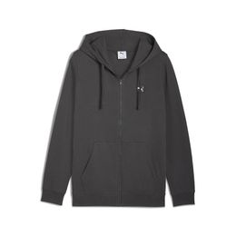 Puma Zip-Up Hoodie 'Essentials Elevated' male Grey size M