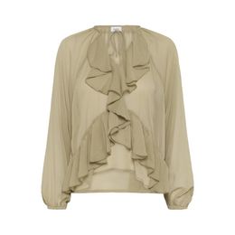 Saint Tropez Bluse 'Jacelyn' Damen Gr&ouml;&szlig;e XL dunkelbeige